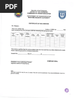 IMOFAL4 Crews Effects Declaration | PDF