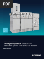 8DJH24 Blue GIS Brochure EN | PDF | Transformer | Fuse (Electrical)