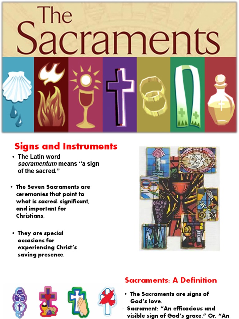 SACRAMENTS | Download Free PDF | Sacraments | Grace In Christianity