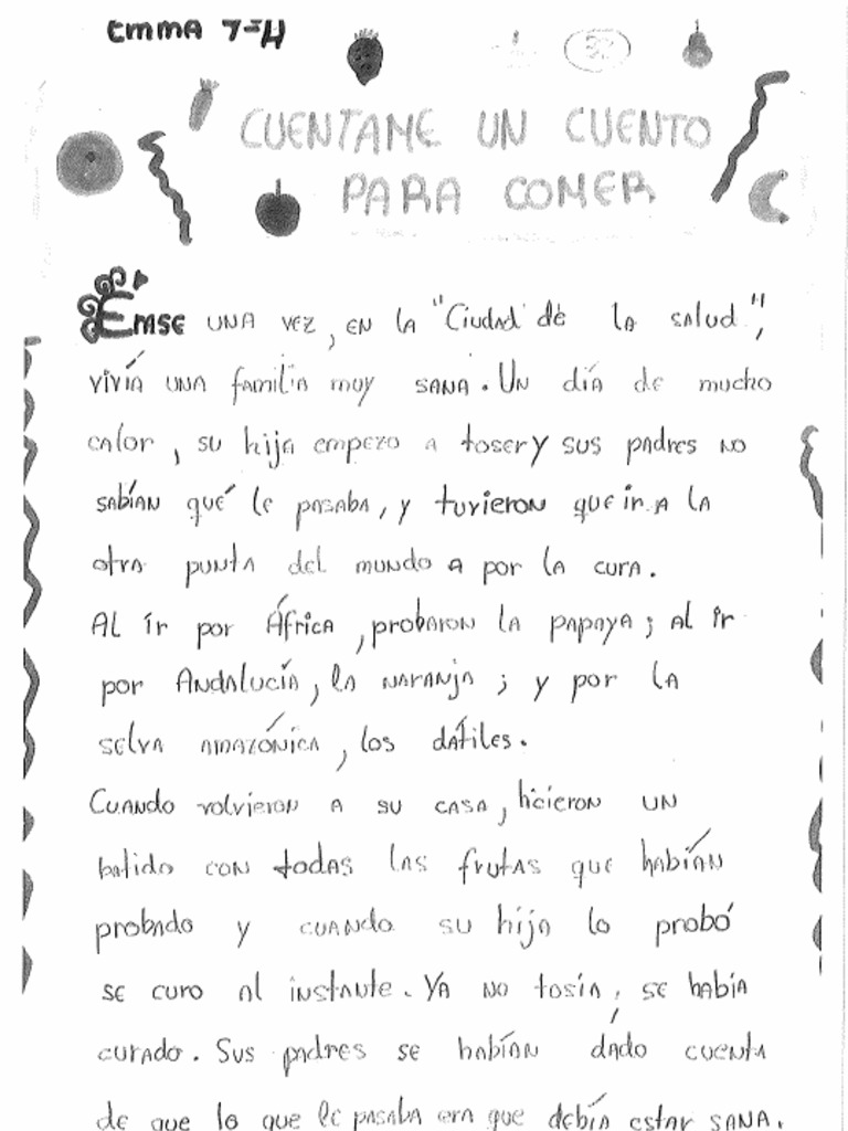 Cuentame Un Cuento para Comer | PDF