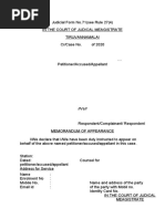 Memo of Appearance-HighCourt | PDF