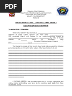 Warrant of Arrest Sample | PDF