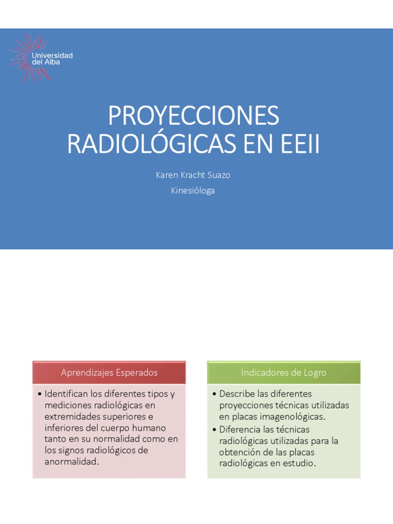 Proyecciones RX en EEII | PDF | Tobillo | Rodilla