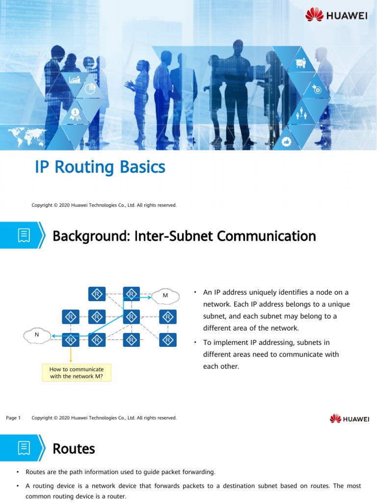 01 3 Routing Basics Pdf Routing Router Computing