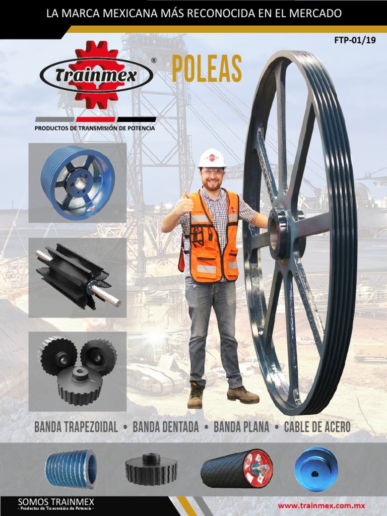 Ficha Técnica Poleas Trainmex | PDF | Calidad (comercial) | Marca
