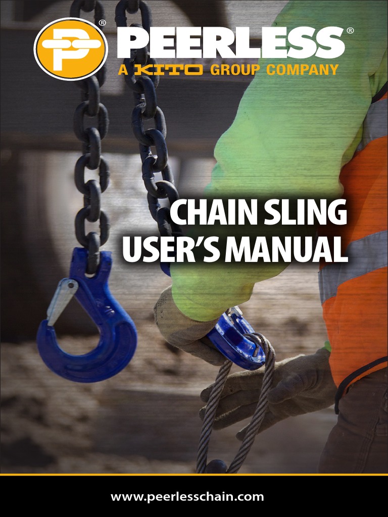 Chain Slings Manual | PDF | Crane (Machine) | Occupational Safety And Health Administration