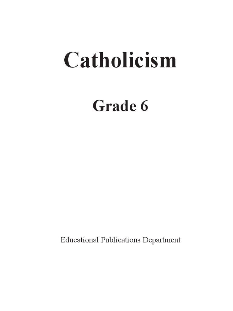 Catholicism Grade 6 Up | PDF | Torah | Jesus