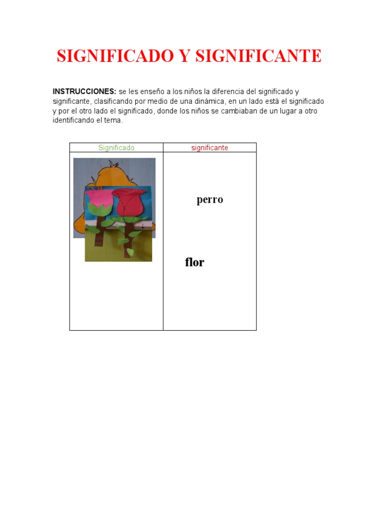 Significado y Significante | PDF Significado y Significante | PDF