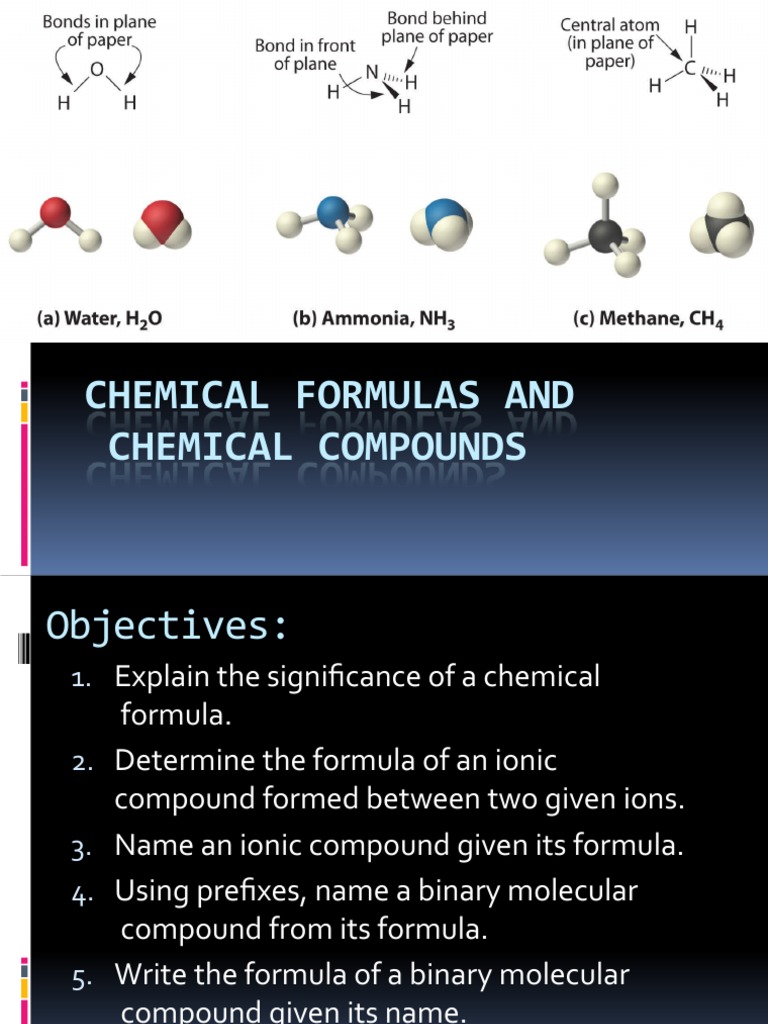 Writing Chemical Formula | PDF | Chemical Compounds | Ionic Bonding