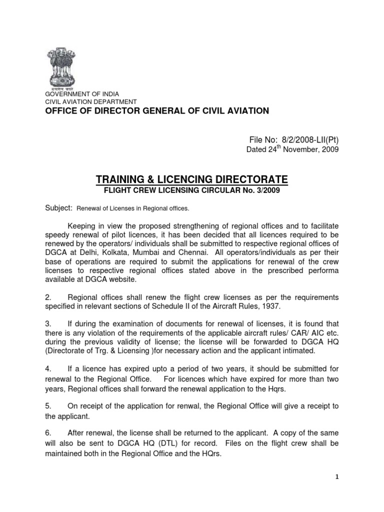 fcl3 2009 | PDF | License | Aviation