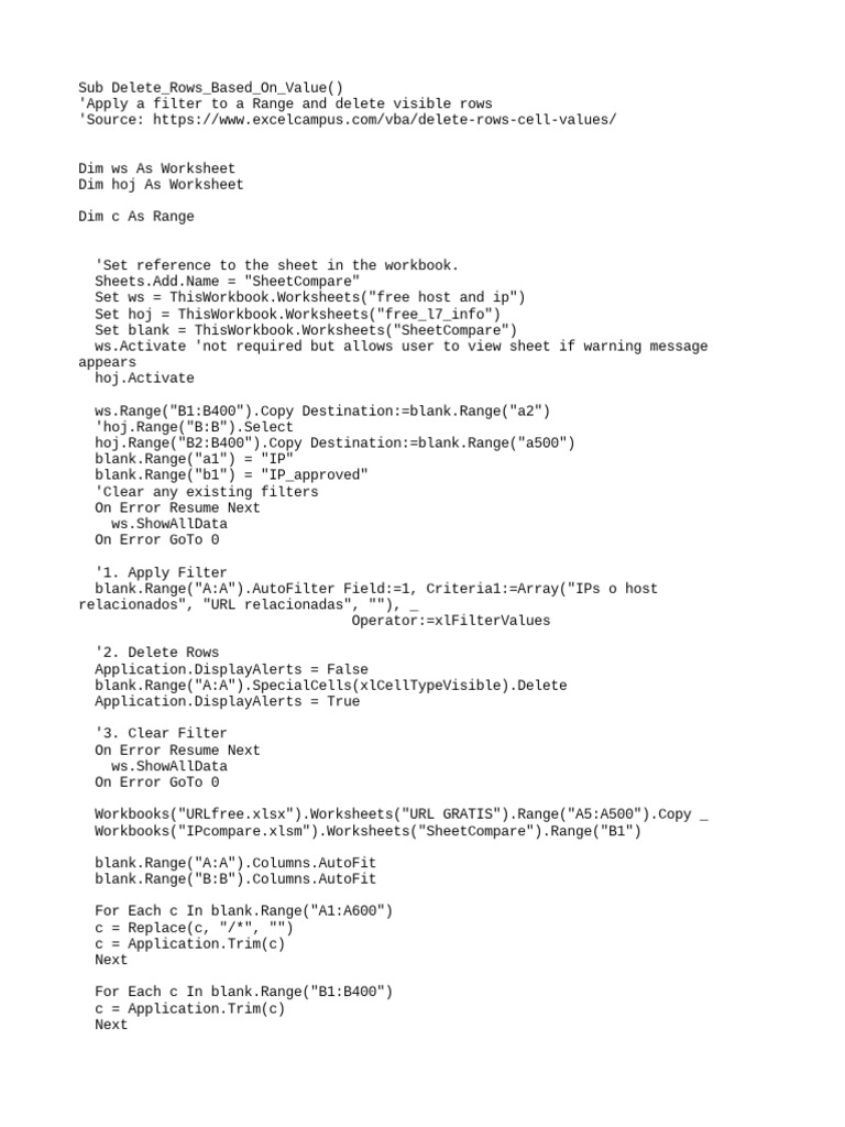 Macro | PDF | Computers