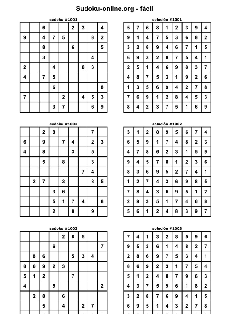Sudoku | PDF
