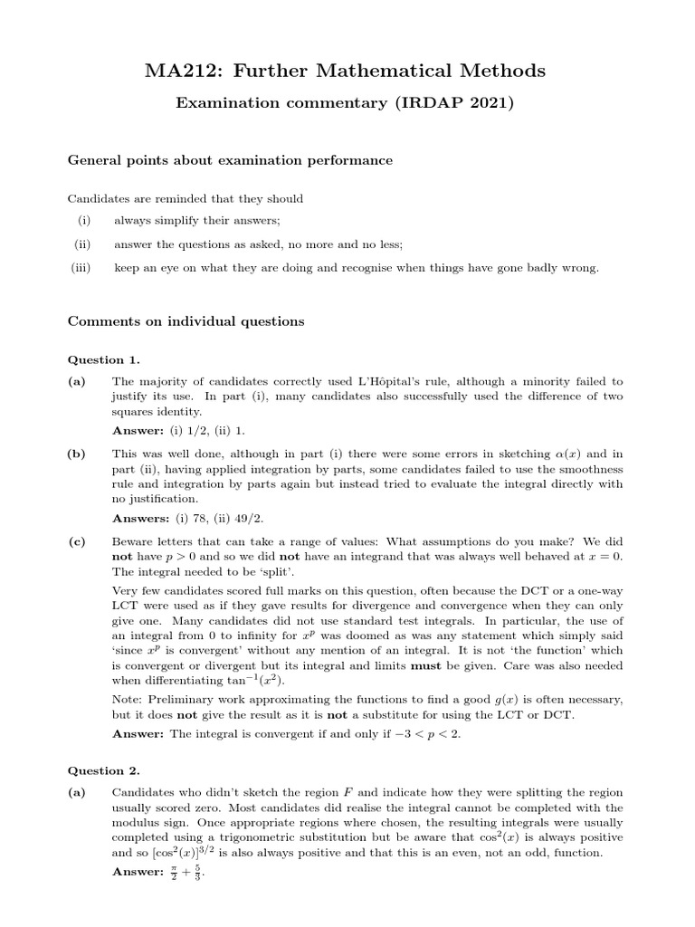 Mentary | PDF | Integral | Eigenvalues And Eigenvectors