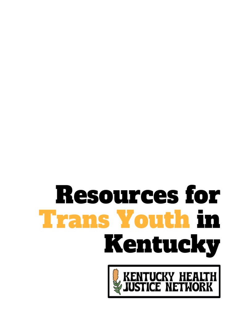 Medical Resources For Trans Youth August 2022 | PDF | Lgbt | LGBTQIA+ ...