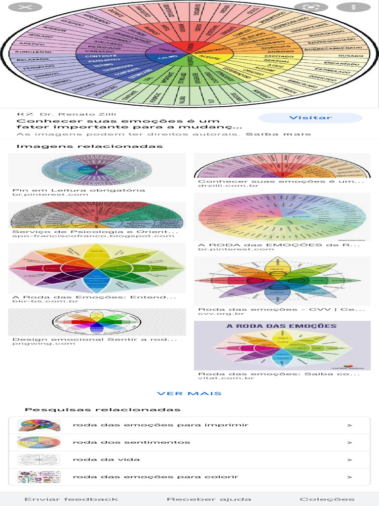 Roda de Emocoes - Pesquisa Google | PDF