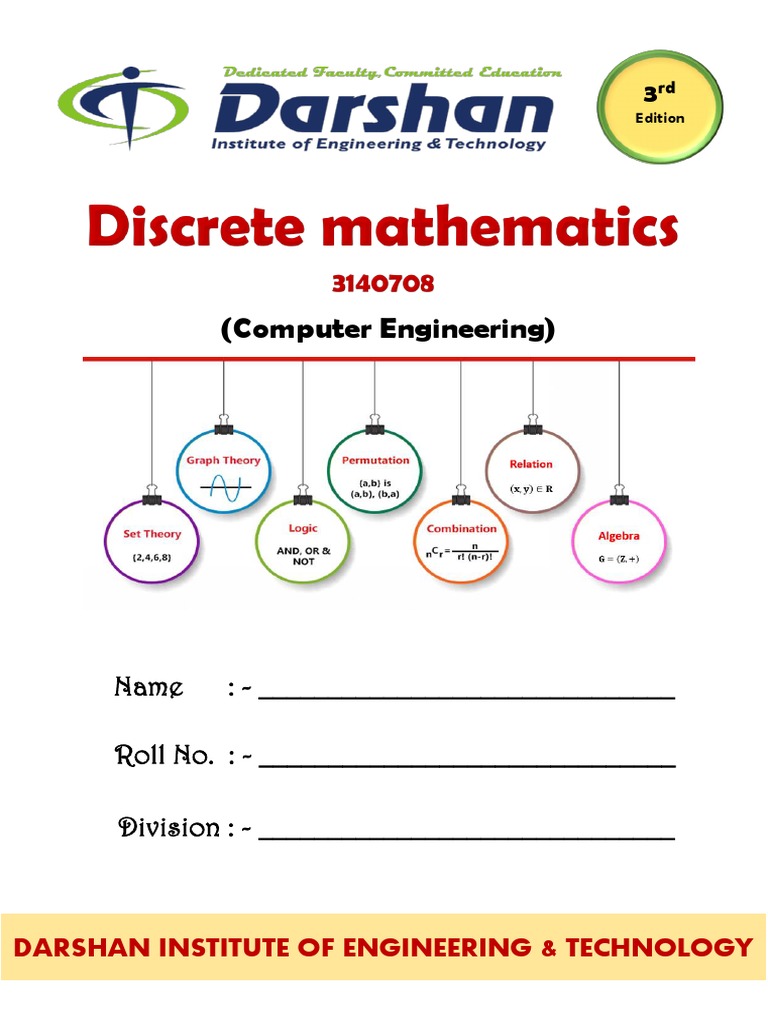 DM GTU Study Material E-Notes All-Units 21022022113556AM | PDF | Set ...
