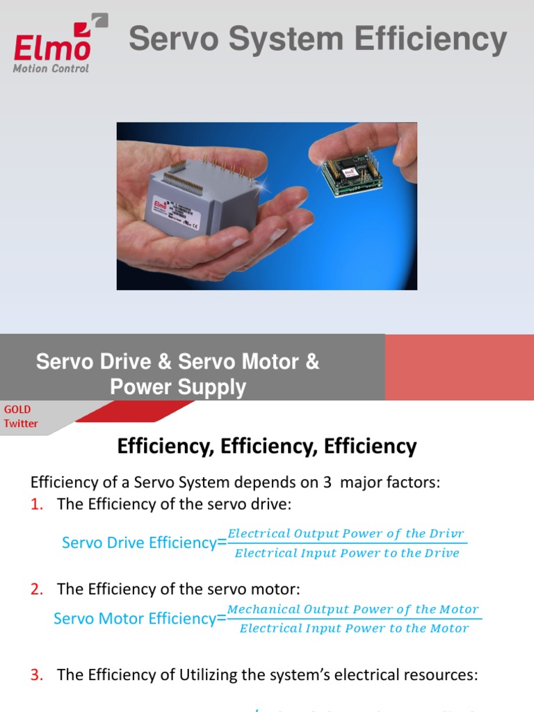 1 Servo System Efficiency | PDF | Electric Motor | Servomechanism