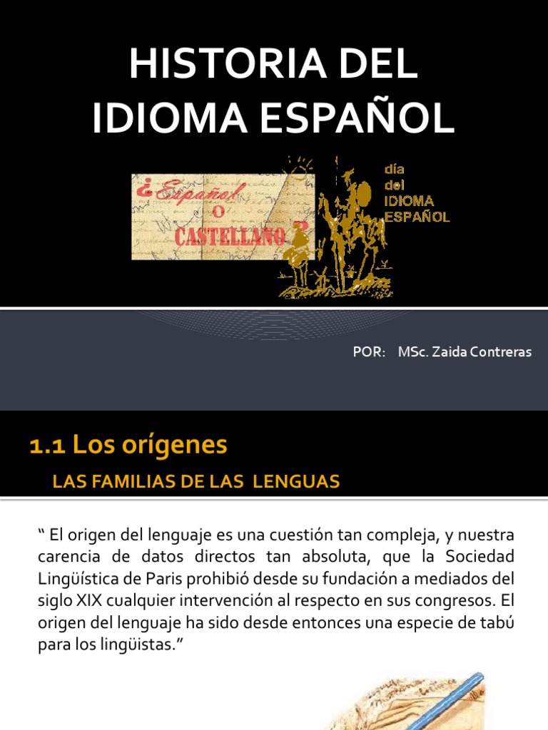 HISTORIA DEL IDIOMA ESPAÑOL-Tema 1 | PDF | Lengua española | latín