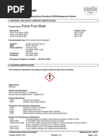 Grapefruit Dish Liquid Safety Data Sheet | PDF | Materials | Workplace