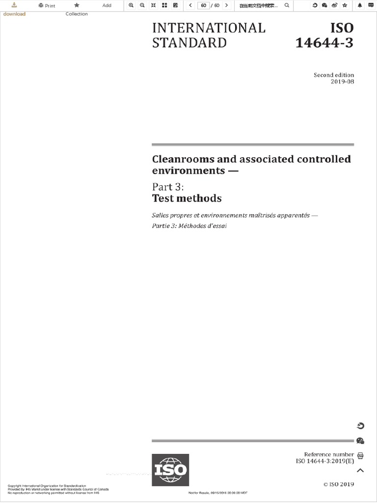 Iso 14644-3-2019 | PDF