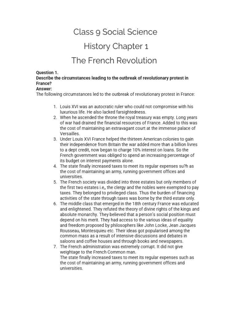 The French Revolution | PDF | French Revolution | Napoleon