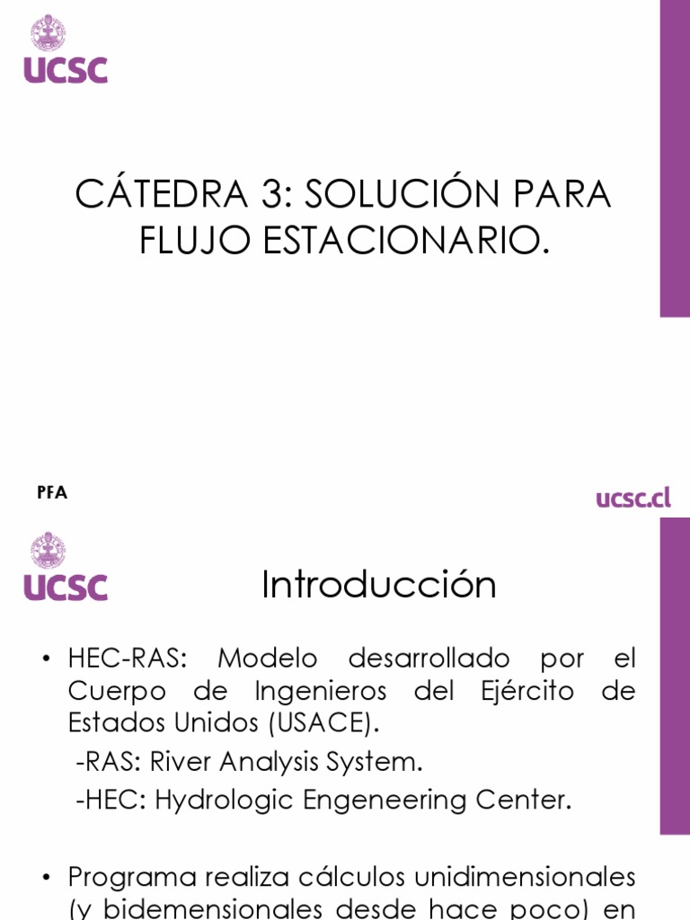 Cátedra - 3 Flujo Estacionario | PDF | Ecuaciones | Física