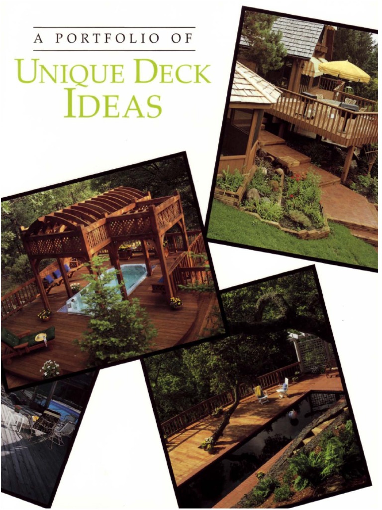 A Portfolio of Unique Deck Ideas | PDF