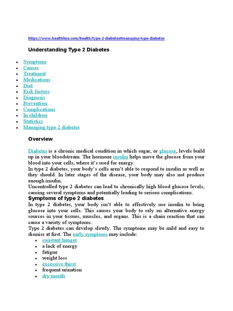 Understanding Type 2 Diabetes | PDF | Prediabetes | Insulin