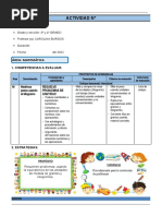 Sesión de Aprendizaje Estimamos Pesos y Medimos Masa... | PDF | Kilogramo | Evaluación