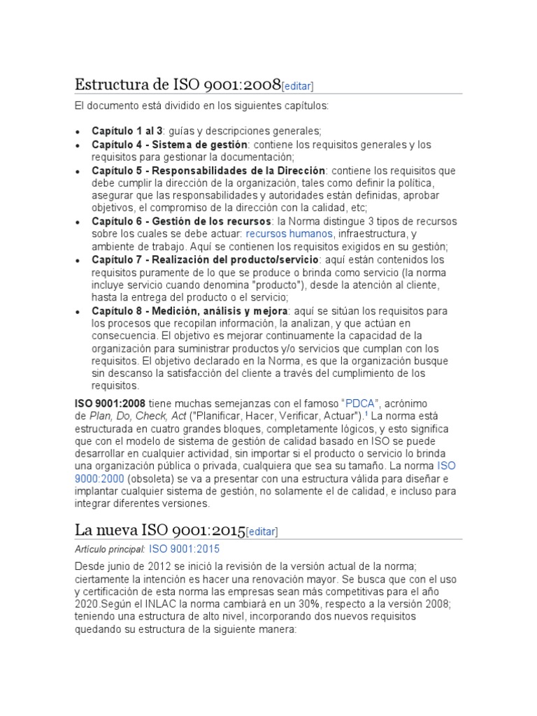 Iso 9001,2008 | PDF | Calidad (comercial) | Business