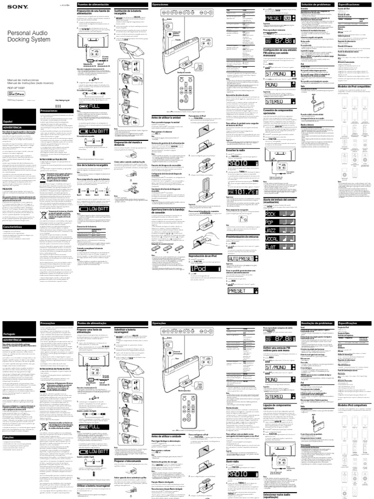 RDP XF100iP | PDF | Yo telefono | Electricidad