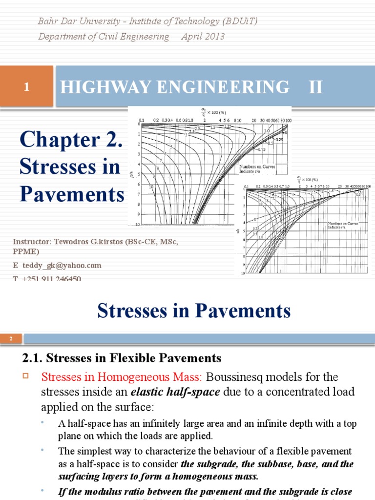 2 Hw Ii Tgk Chapter 2 Stresses In Pavements Download Free Pdf Linear Elasticity Stress