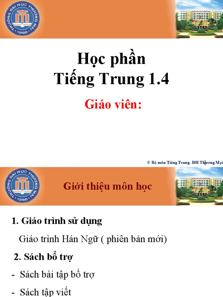 BGDT Tieng Trung 1.4 | PDF