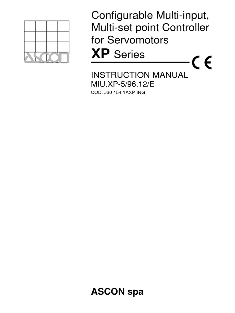 XP Series Servomotor Controller Guide | PDF | Relay | Parameter (Computer Programming)
