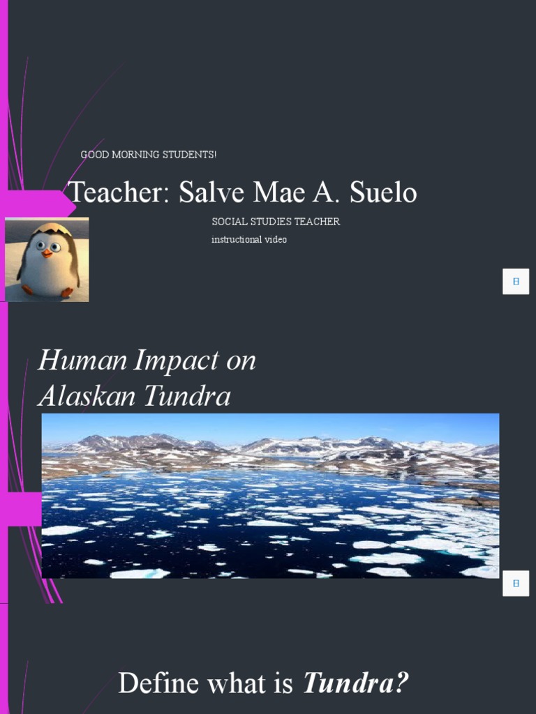 Human Impact on Alaskan Tundra | PDF | Antarctica | Arctic