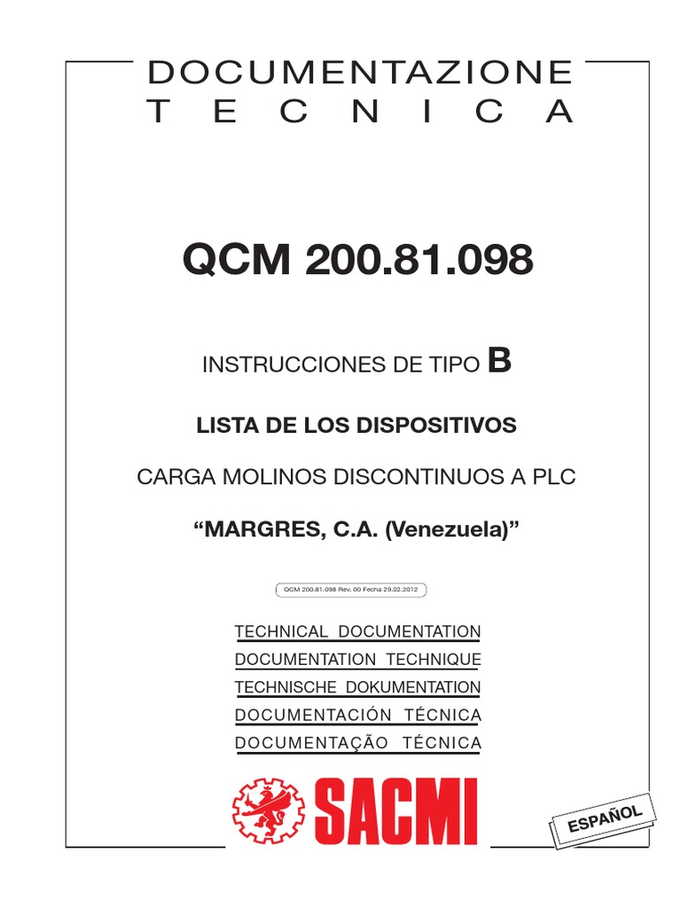 QCM200.81.098 Ae001724 Es | PDF | Diodo emisor de luz | Relé