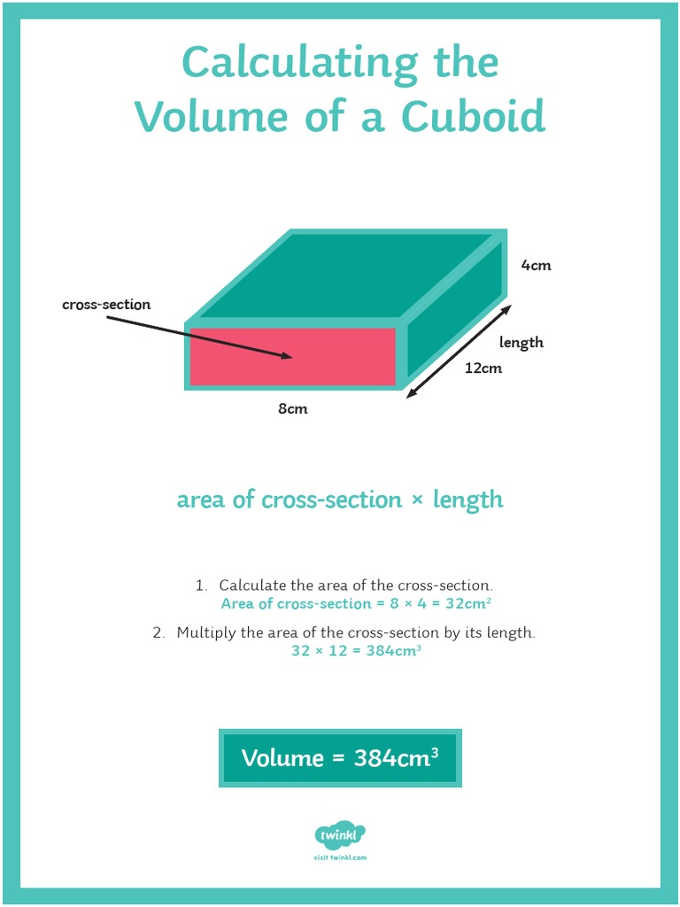 Calculating The Volume of A Cuboid | PDF | Home & Garden