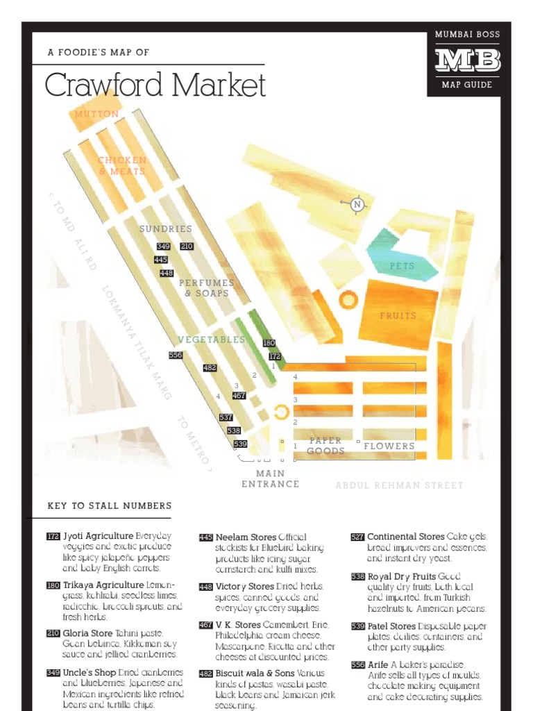 Crawford Market Map | PDF