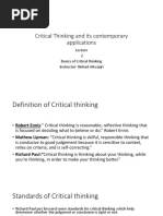 Critical Thinking Standards - Week 7 | PDF | Accuracy And Precision ...