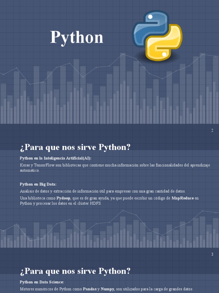 Presentación Data Science | PDF | Python (lenguaje de programación) | Inteligencia artificial