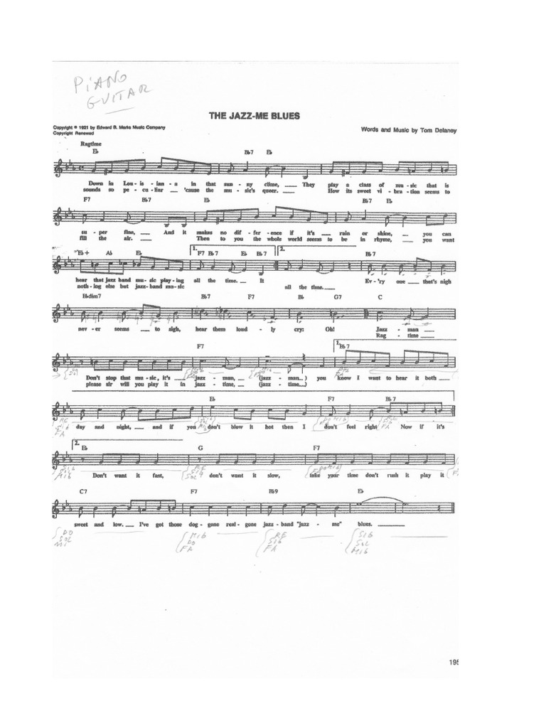 Jazz Me Blues | PDF