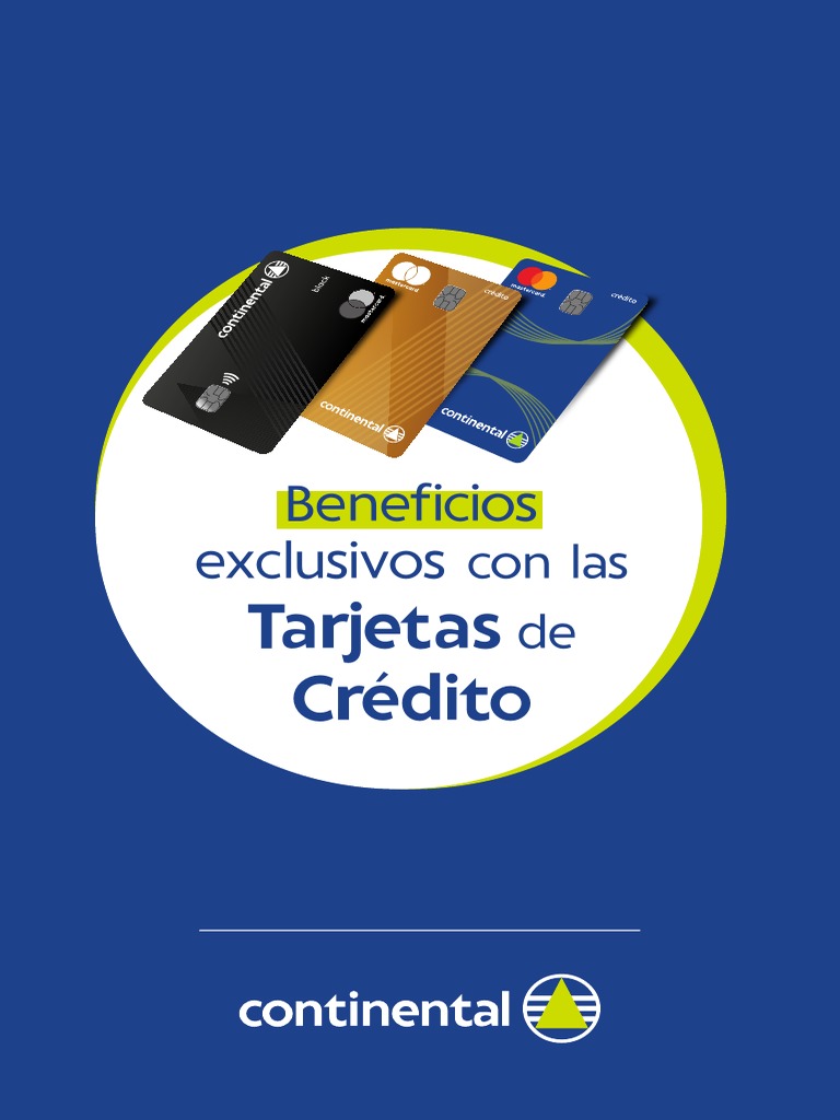 Beneficios Exclusivos Tarjeta Continental | PDF | Tarjeta de crédito ...