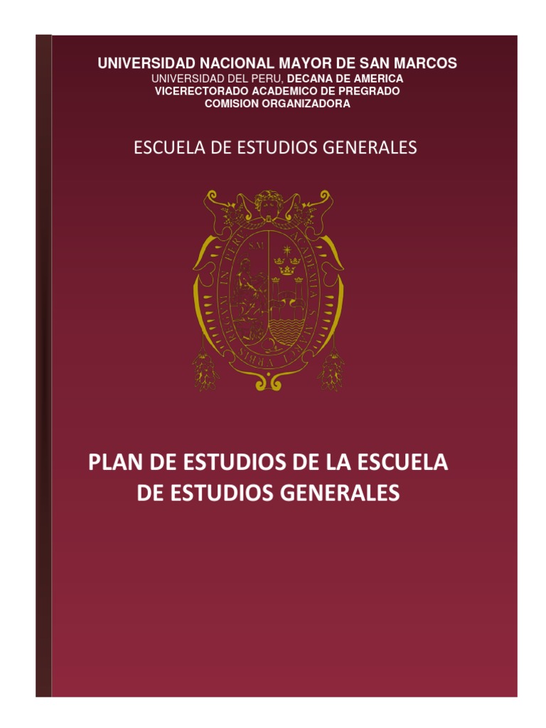 Plan de Estudios Eeg | PDF | Plan de estudios | Humanidades