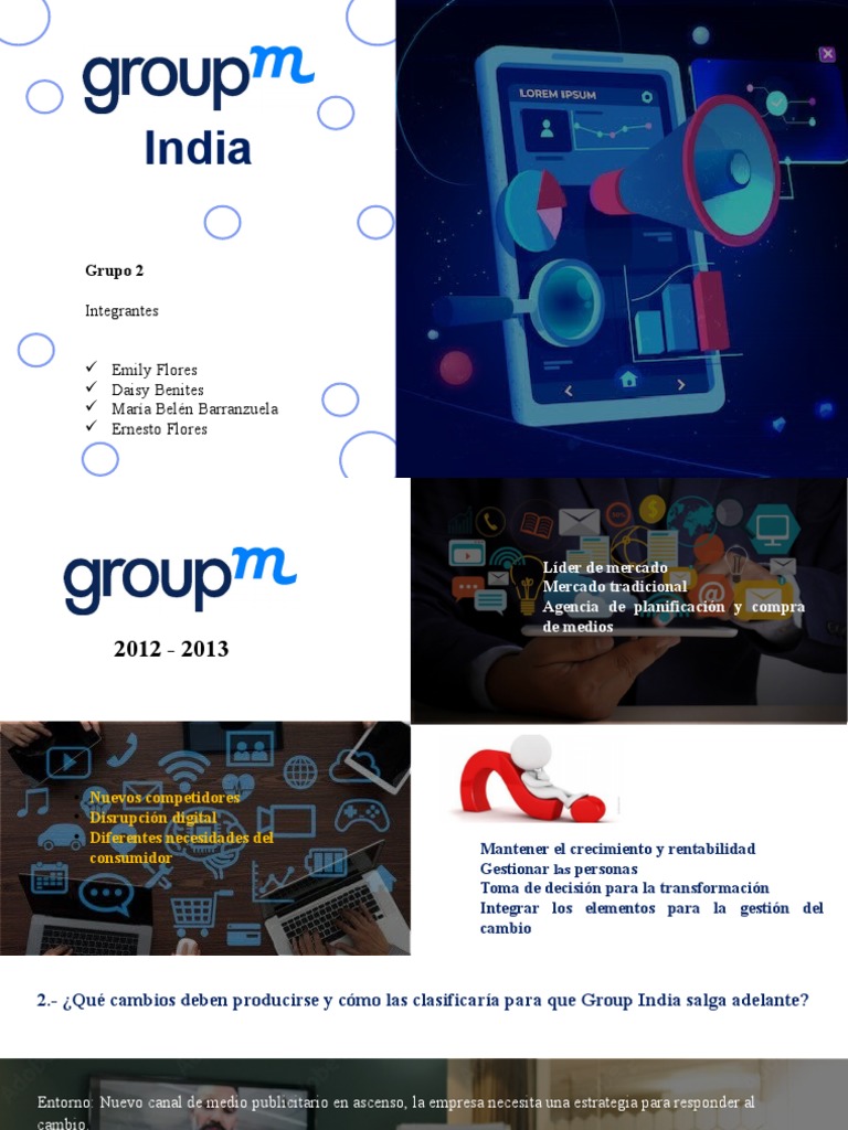 Caso GroupM India | PDF | Business | Economias