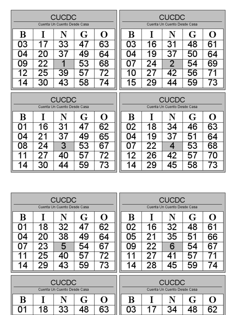 Bingos (1-400) | PDF
