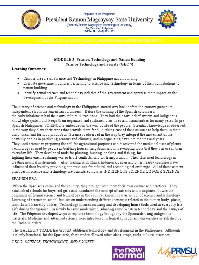 Science and Technology in Philippine Development | PDF | Science