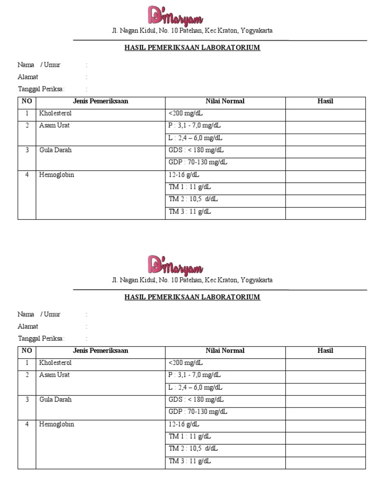 Lembar Hasil LAB | PDF