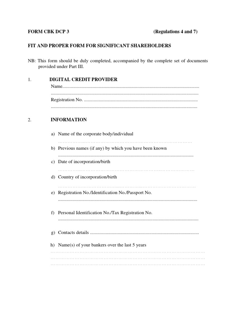 Form CBK DCP 3 | PDF | Common Law | Justice