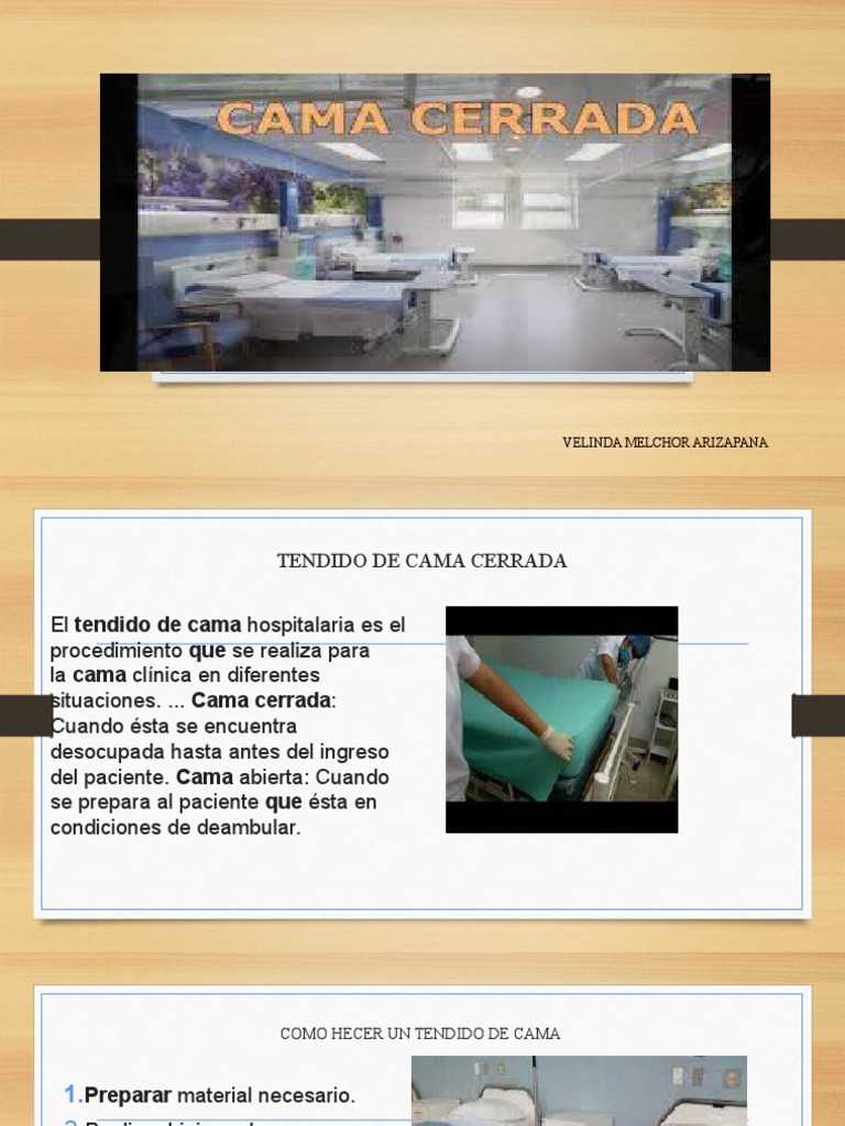 Procedimiento de Tendido de Cama Cerrada | PDF | Filosofía | Salud y ...