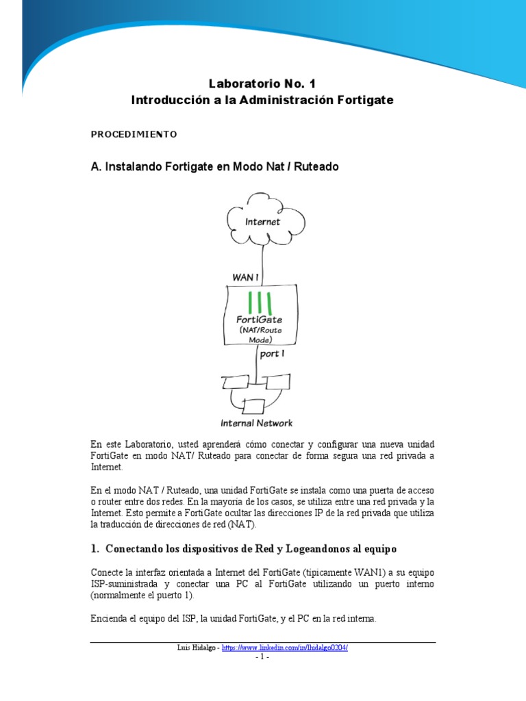 Lab 01 | PDF | Dirección IP | Enrutador (Computación)